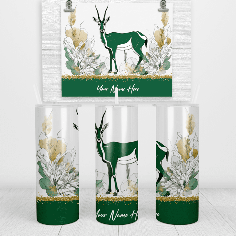 Springbok Tumbler - Hunter | Springbok Collection - Lilyway Designs